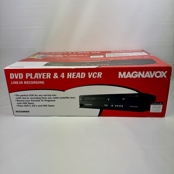 Magnavox | Other | Magnavox Dvd 4 Head Vcr Combo Player Vhs Brand New ...